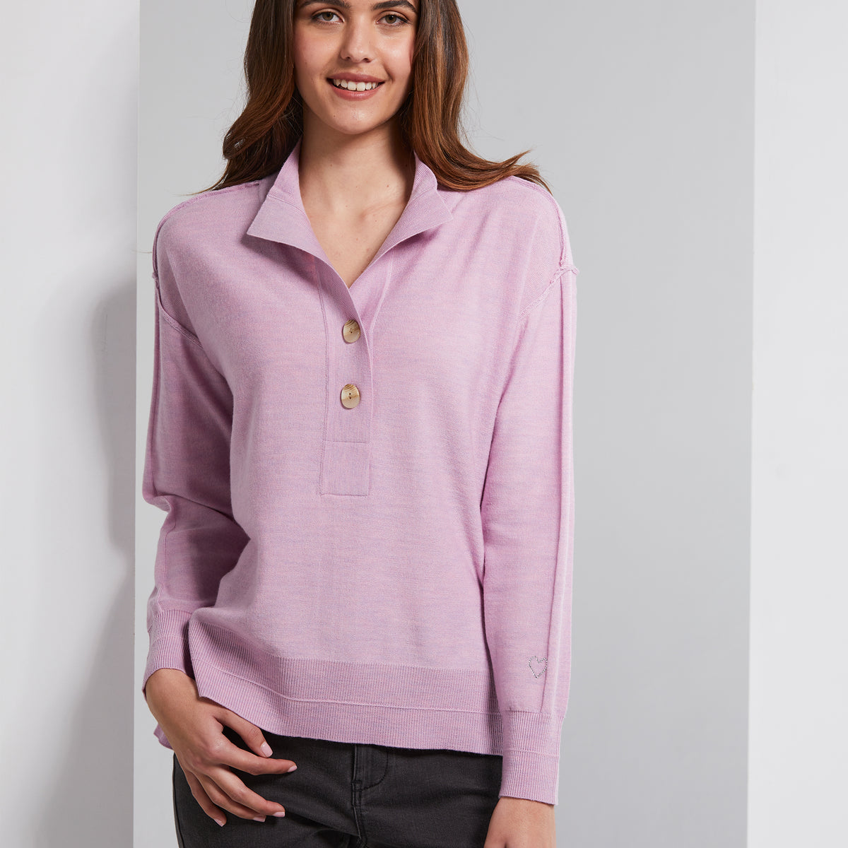 Placket Sweater – Lania The Label